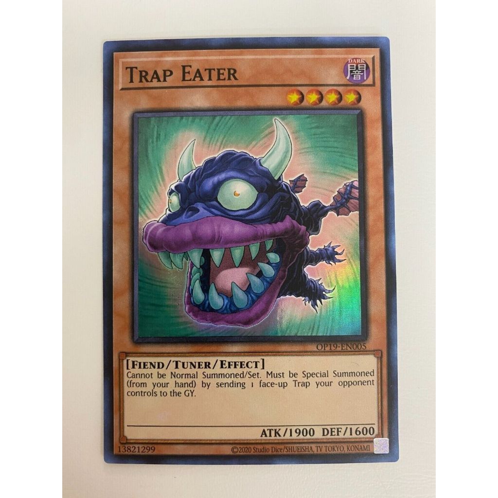 [Thẻ bài Yu-gi-oh] Trap Eater - OP19-EN005 - Super Rare | Shopee Việt Nam