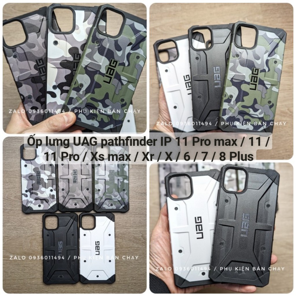 Ốp lưng chống sốc chuẩn quân đội UAG Pathfinder IP 12 Pro max / 11 / X ...