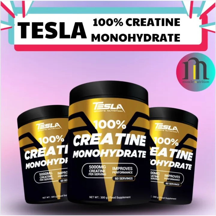TESLA CREATINE MONOHYDRATE - GIÚP CĂNG PHỒNG CƠ - TĂNG HIỆU SUẤT TẬP ...
