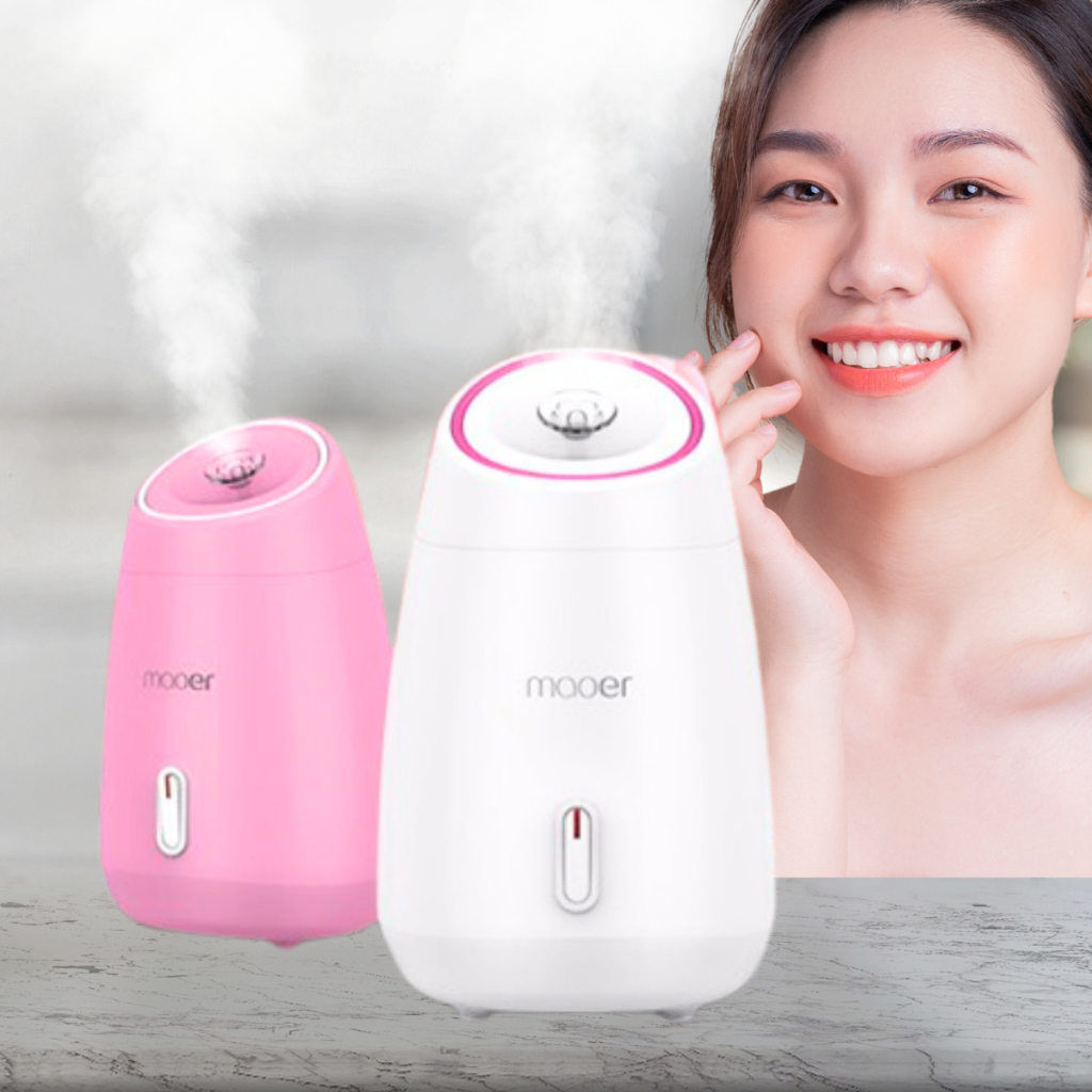 Máy xông mặt, xông da mặt thảo dược Maoer 2 in 1, máy xông hơi mặt hoa ...