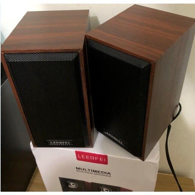 (bán sỉ) Bộ 2 loa gỗ vi tính YST Kellytek K1017 - Loa 2.0 nguồn USB - Âm thanh to (freeship 99k ...