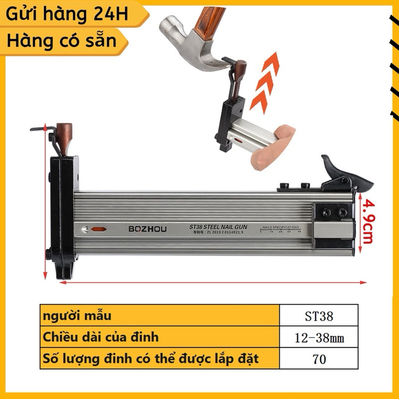 [Chính hãng] Dụng cụ hỗ trợ đóng đinh bê tông ST18, ST18B, ST38B thương hiệu BOZHOU | Shopee ...