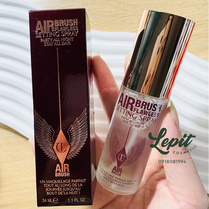 Xịt khoá nền giữ lớp make up Charlotte Tilbury Airbrush Flawless ...