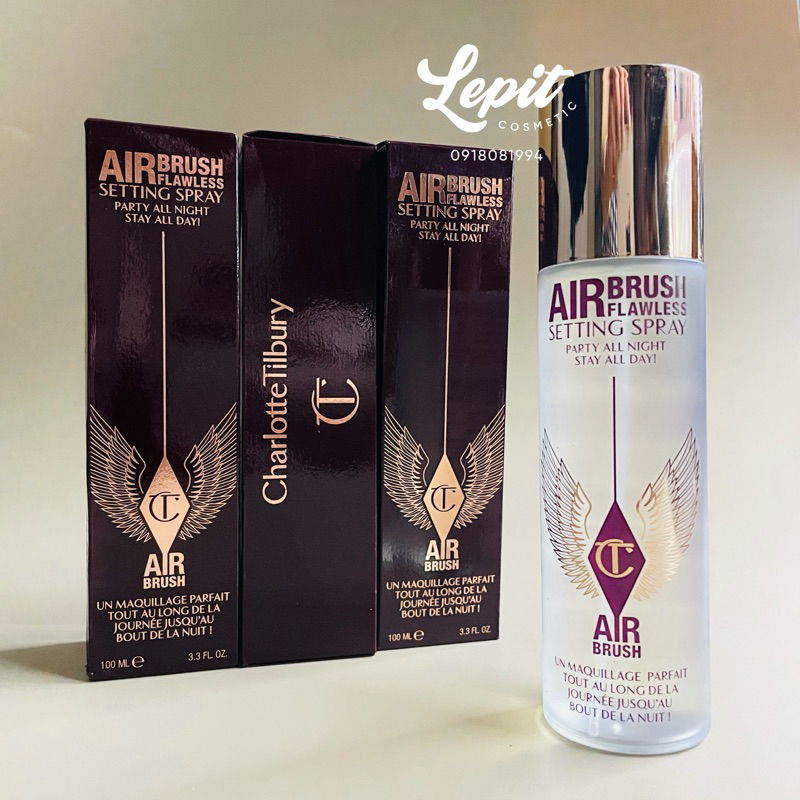 Xịt khoá nền giữ lớp make up Charlotte Tilbury Airbrush Flawless ...