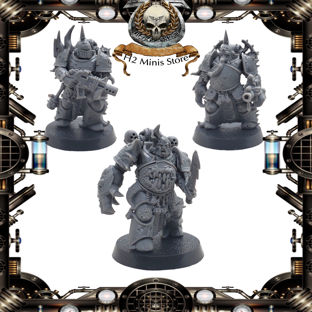 [Mô hình in 3D] Mô hình Warhammer No Respite Death Guard Marine ...