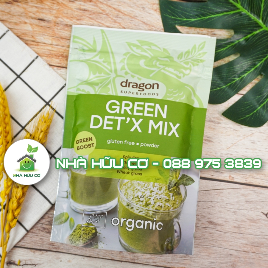 SIÊU THỰC PHẨM - Bột detox hữu cơ Green Detox Mix Dragon Superfood 200g ...