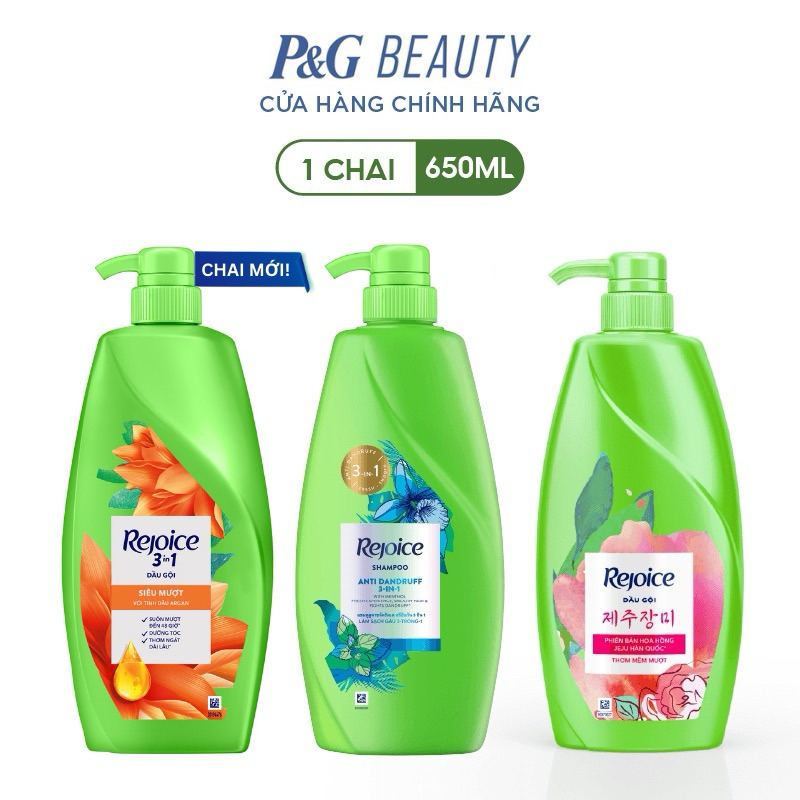 Dầu gội REJOICE chai 630g chính hãng Công Ty P&G | Shopee Việt Nam