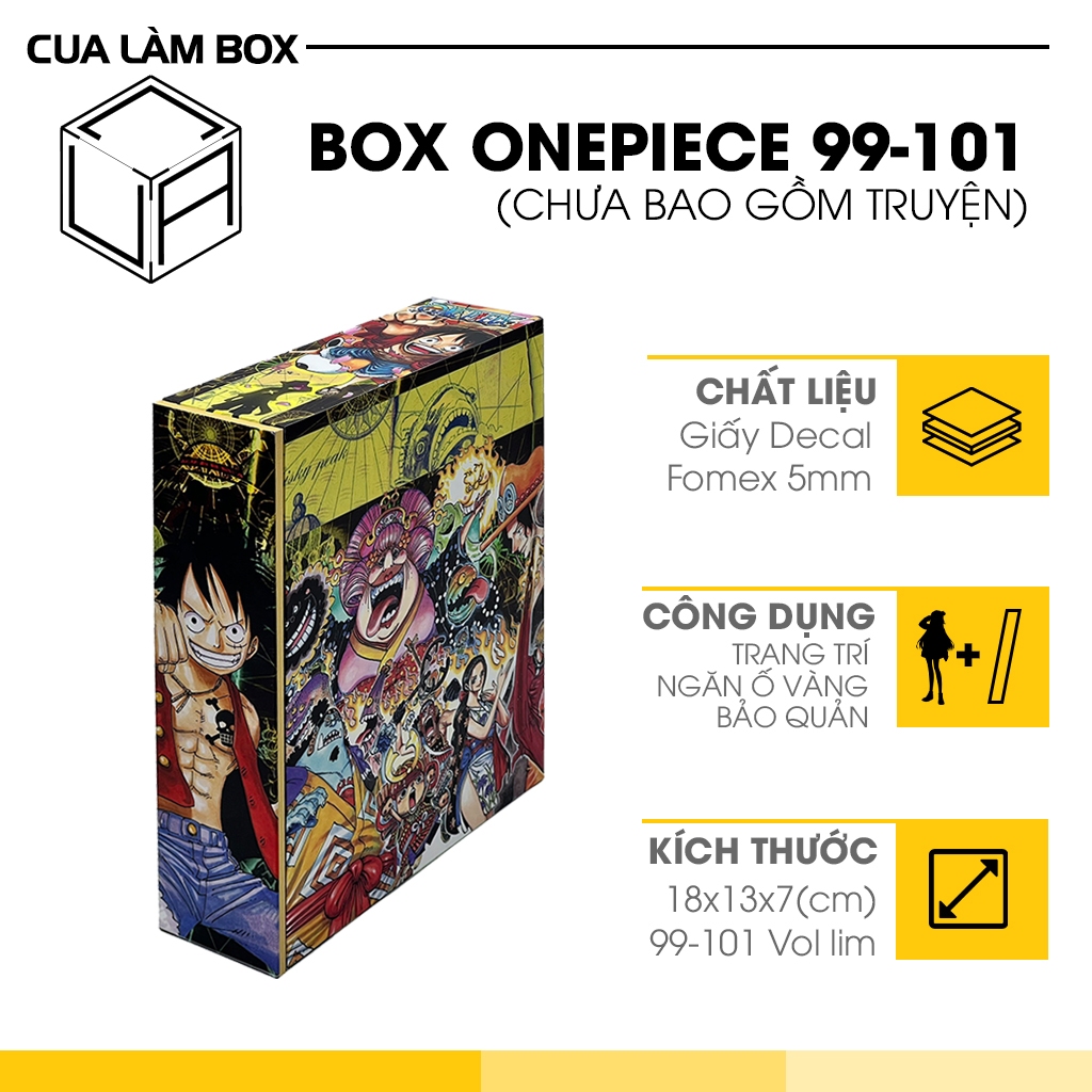 Hộp đựng Manga One Piece Limited. Boxset bảo quản tr tranh One Piece ...