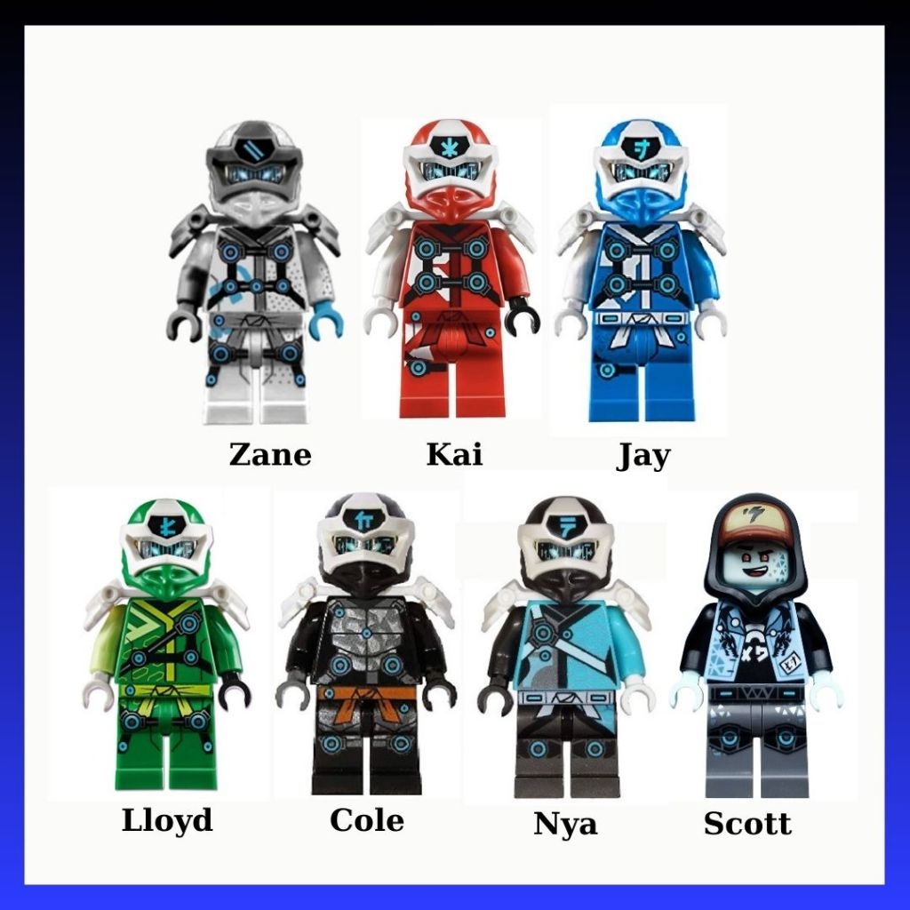 Đồ chơi lắp ráp minifigures Ninjago Digi 11414 - Lắp ghép xếp hình nhân ...