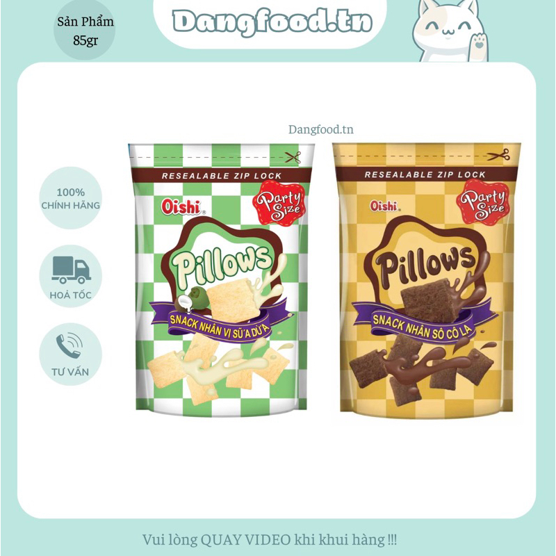 Snack Pillows Oishi 45gr - Kích Cỡ To Giá Cực Rẻ - Dễ Dàng Với 2 Vị ...