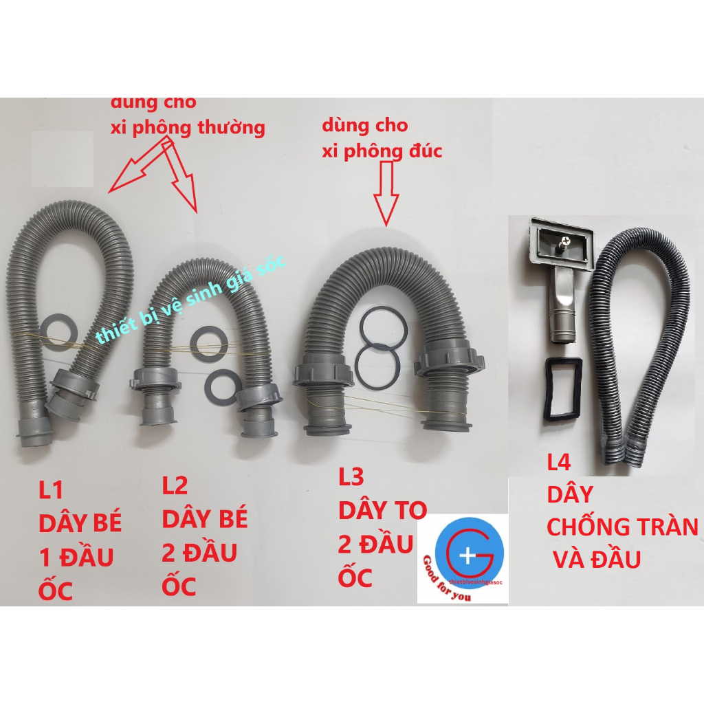 Ống thải sun ruột gà thay thế cho xiphong chậu rủa bát |Dây thoát ...