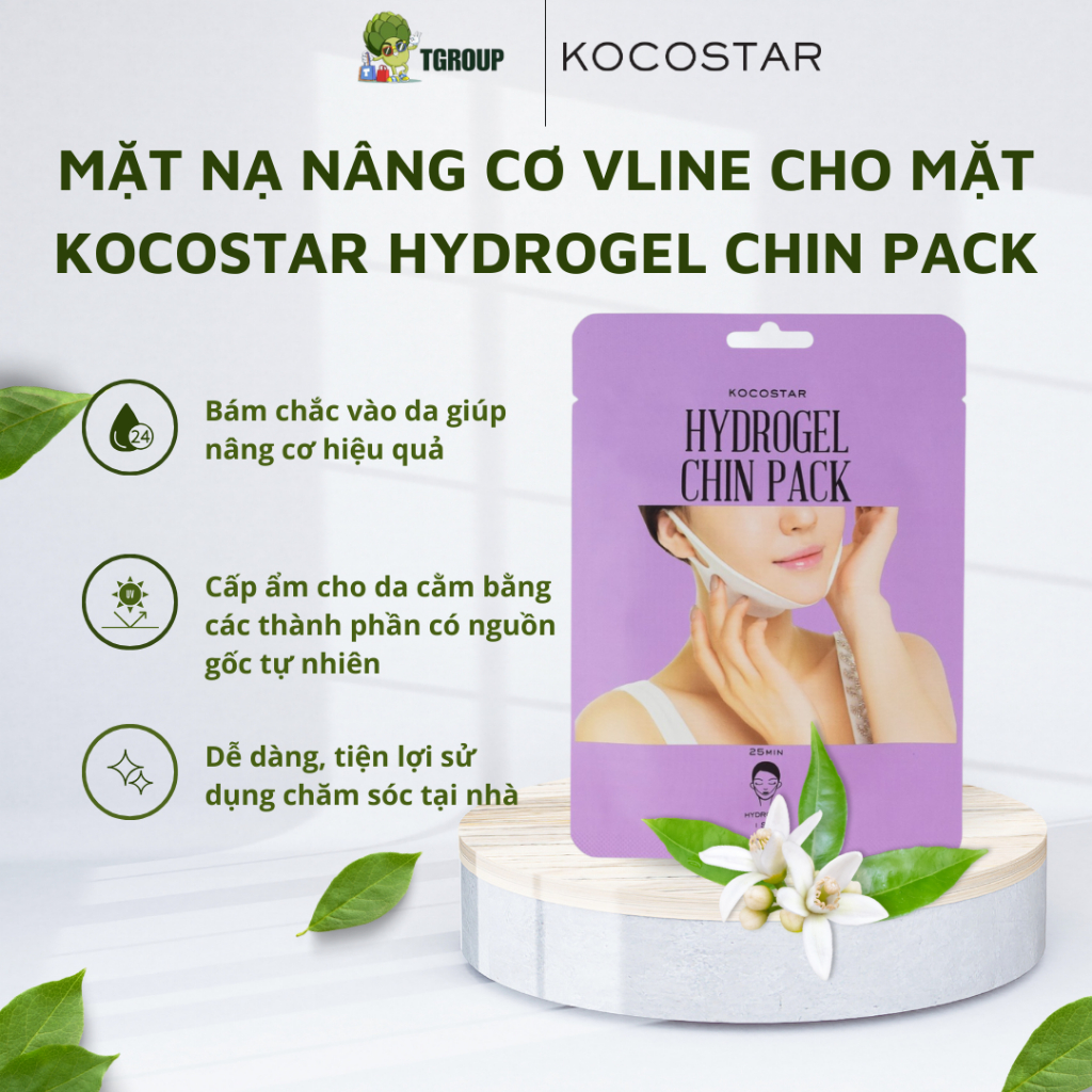 MẶT NẠ NÂNG CƠ KOCOSTAR HYDROGEL CHIN PACK | Shopee Việt Nam
