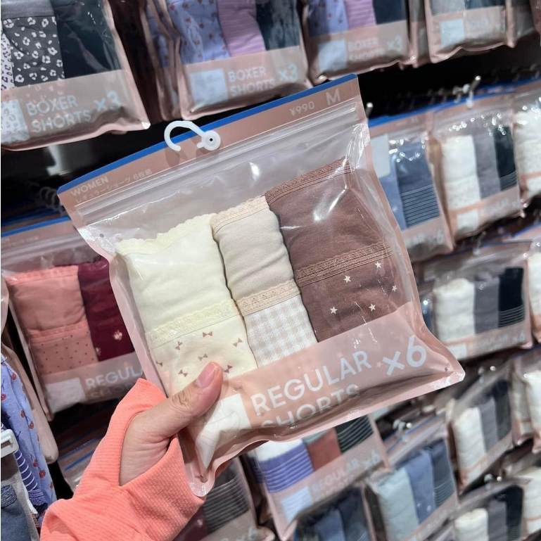 PQS - Set 6 Quần Chip GU Nhật Bản | Shopee Việt Nam