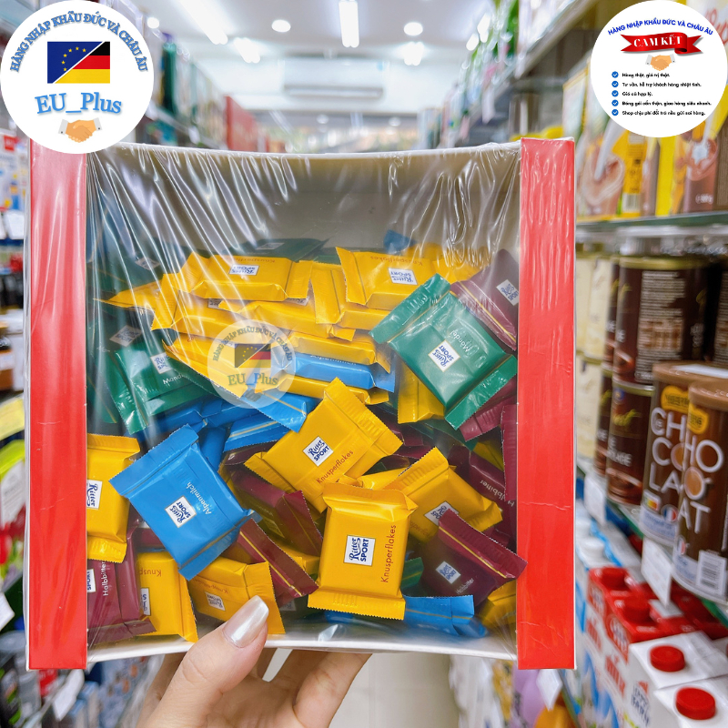 Socola Ritter Sport Schoko 1kg (Đức)- Nội Địa | Shopee Việt Nam