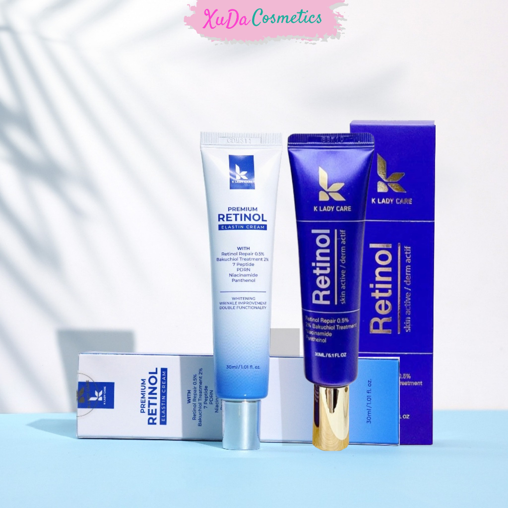 Retinol Kem Dưỡng Retinol K Lady Care 30ml Hàn Quốc Dưỡng Trắng Da Mặt
