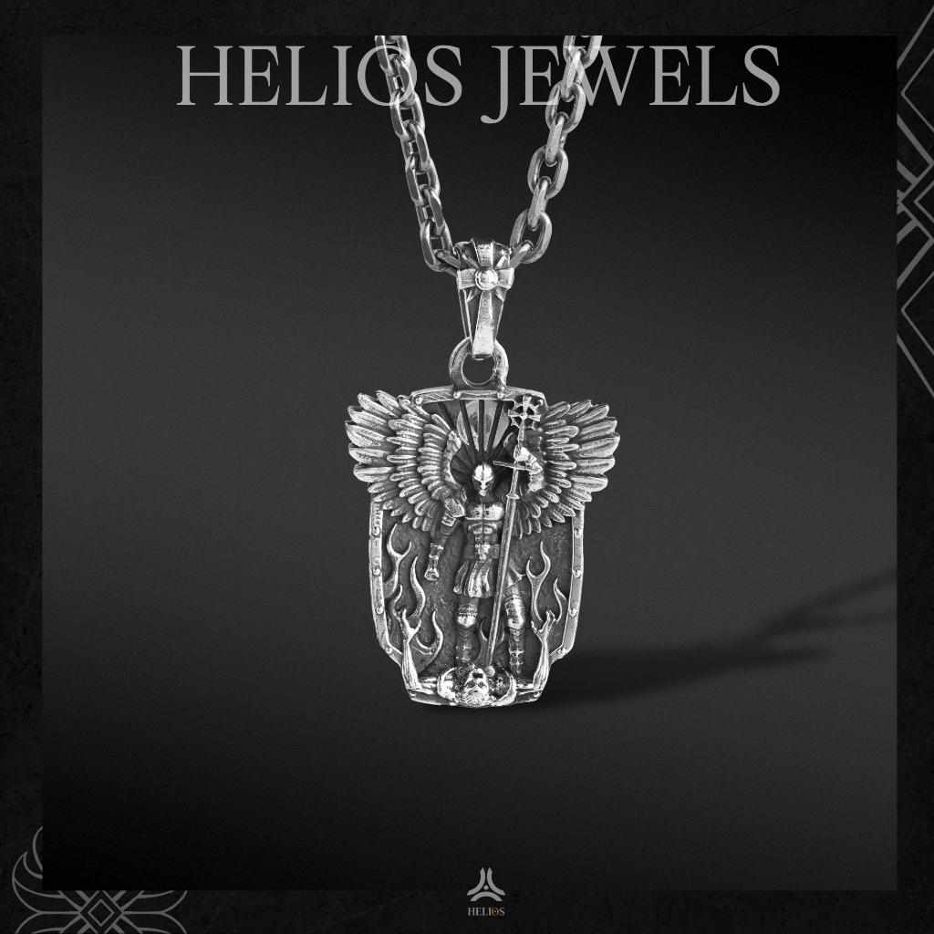 Mặt Dây Chuyền Bạc S925 Archangel Michael Helios Silver Original ...