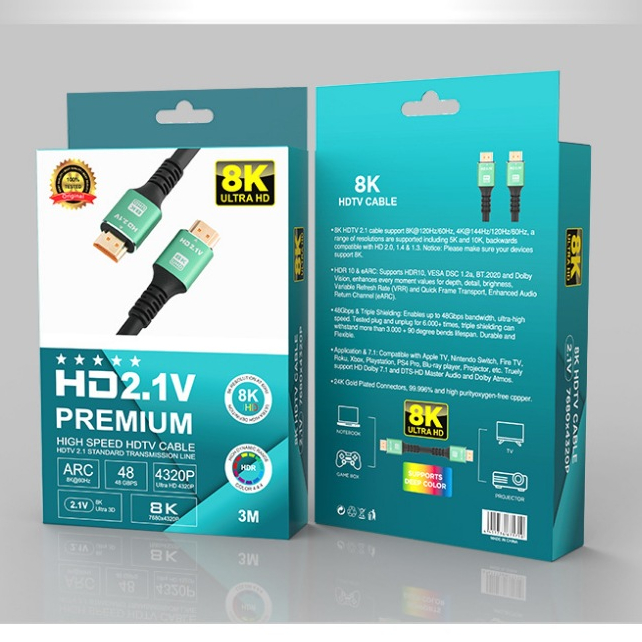 Cáp HDMI 2.1 8K cao cấp,từ 3M,5M,10M,15M,20M,HDMI 2.1V PREMIUM HDTV 8K ...