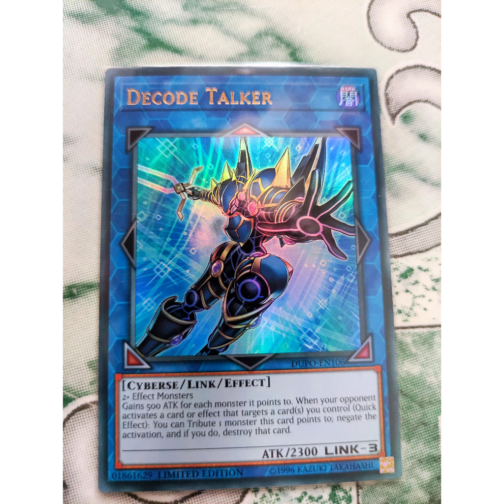 Thẻ bài Yugi-Oh: Decode Talker - DUDE-EN023 - Ultra Rare 1st Edition ...
