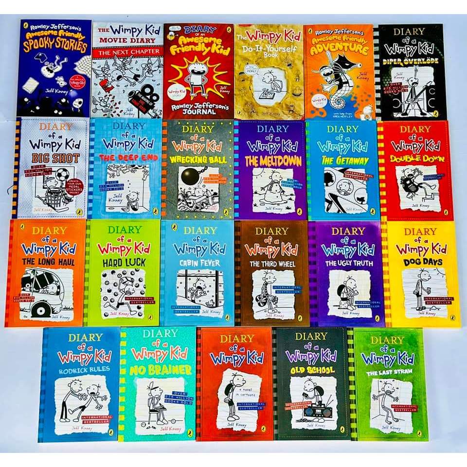 Sách - Diary of a wimpy kid (combo 23 cuốn) | Shopee Việt Nam