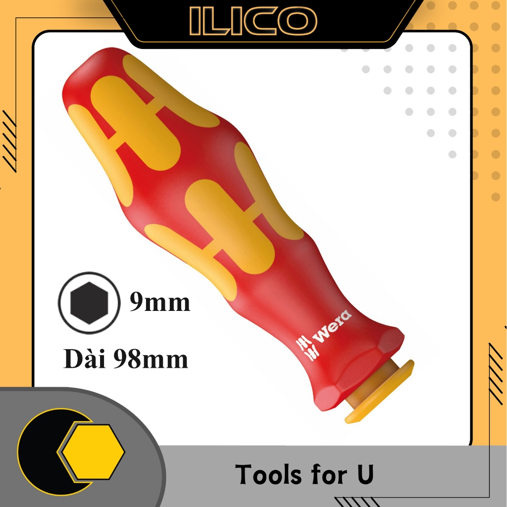 Cán Tua Vít Lục Giác Cách Điện Wera 05003990001 Kraftform 817 VDE - ILICO | Shopee Việt Nam
