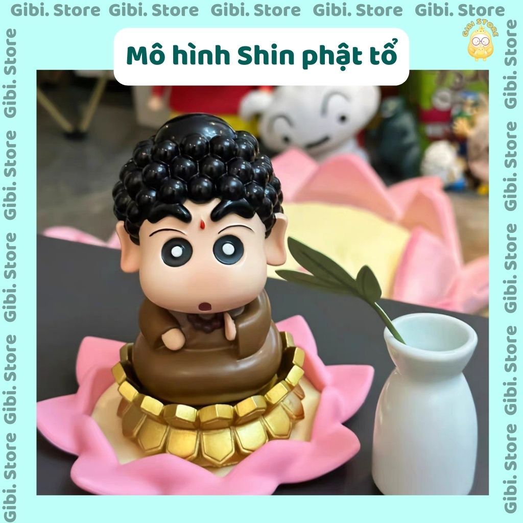 Mô hình tượng Shin bút chì cosplay Phật Tổ Như Lai GIBI STORE dễ thương ...