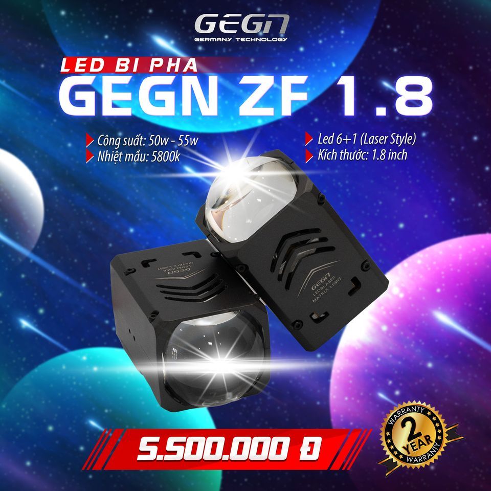 Bi led pha GEGN ZF 1.8 dành cho ô tô xe máy | Shopee Việt Nam