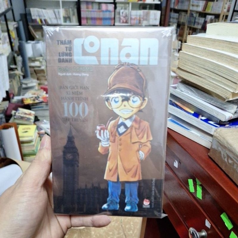 Truyện tranh Conan - Tập 100 - Bản Limited bìa cứng (Tặng kèm Set ...