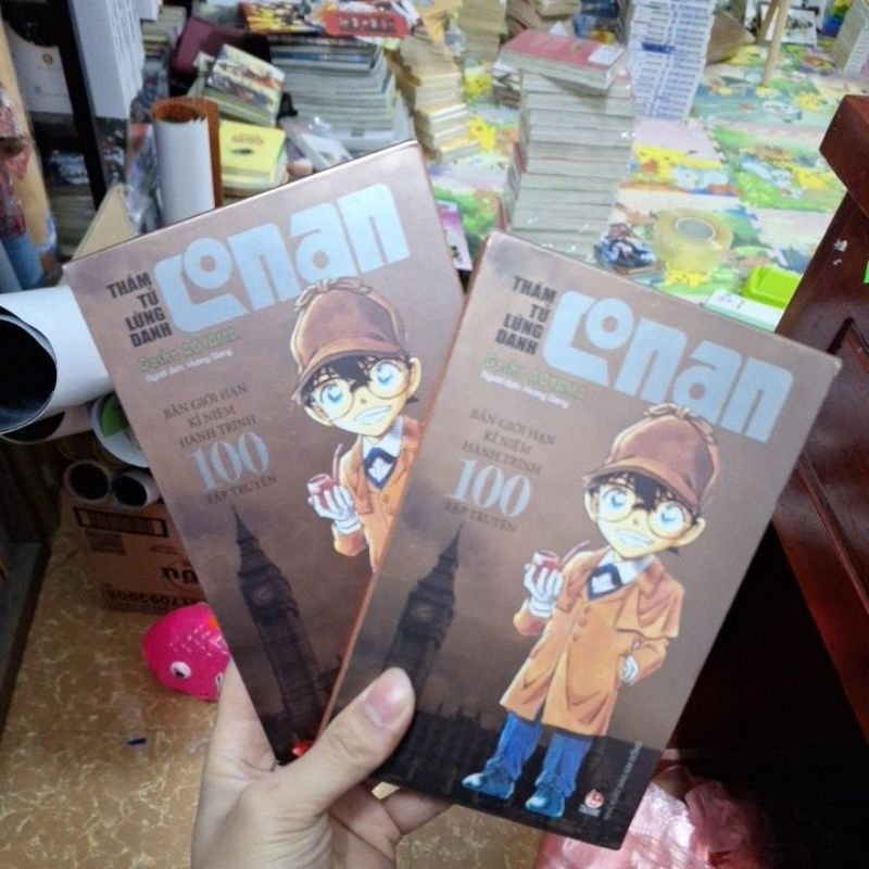 Truyện tranh Conan - Tập 100 - Bản Limited bìa cứng (Tặng kèm Set ...