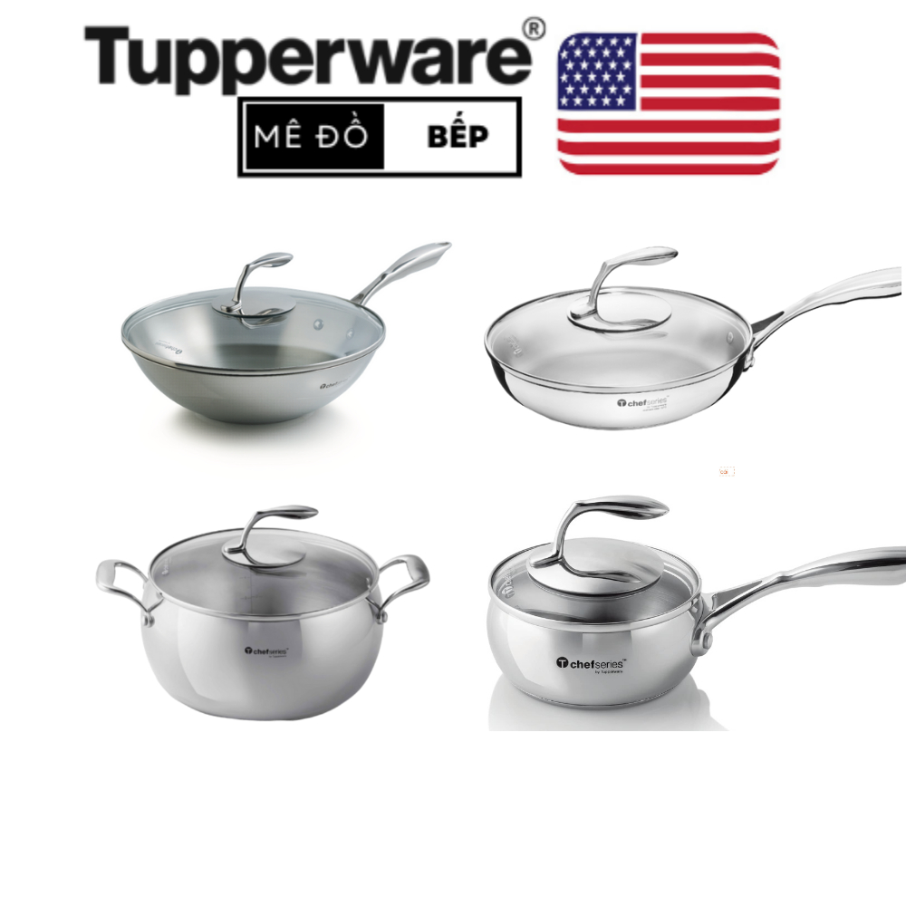 Nồi Chảo T Chef Series Perfect Set Tupperware 5 lớp chính hãng bảo hành ...