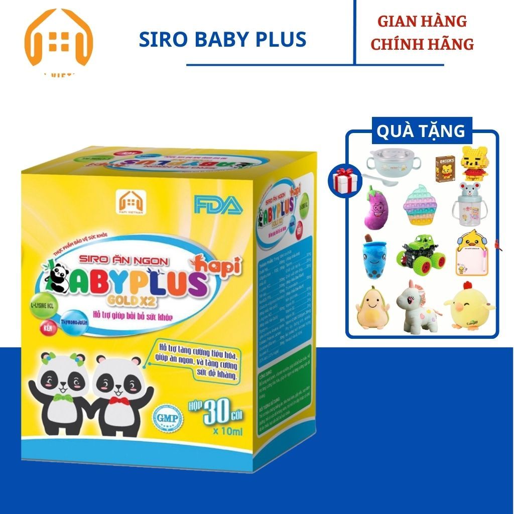 Siro Ăn Ngon Baby Plus Hapi Giúp Bé Ăn Ngon Tăng Cân Tự Nhiên Tăng Sức ...