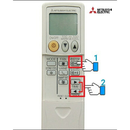 Điều khiển từ xa Mitsubishi Chính hãng PAR-FA32MA-E t7we10714 7h2k62 ...