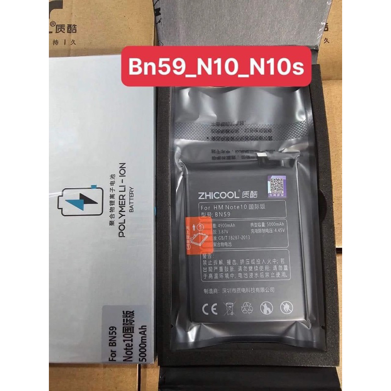 Pin zhicool redmi note 10/ redmi note 10s /BN59 bảo hành 1 năm | Shopee ...