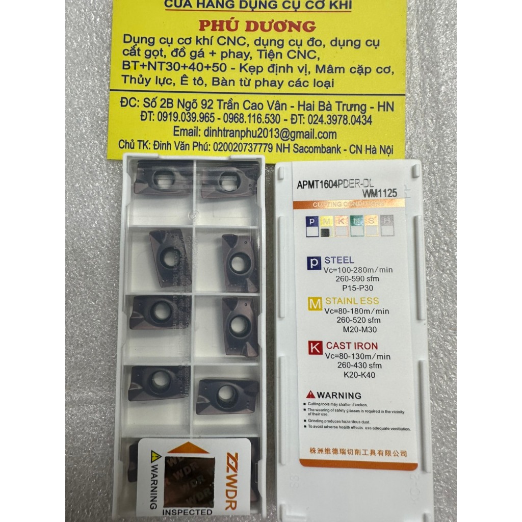 Hộp Chíp dao phay APMT 1604 PDER | Shopee Việt Nam