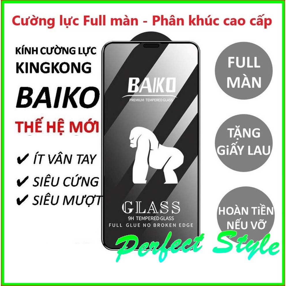 Cường lực Baiko Full màn Realme GT GT neo neo2 Neo3 neo 2T 2 3 5 5SE Độ ...