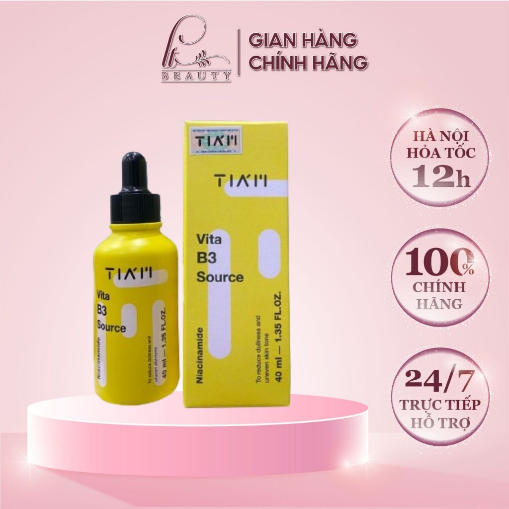 Serum TIAM VITA B3 SOURCE niacinamide 10% Serum Tiam Vàng làm trắng,se ...