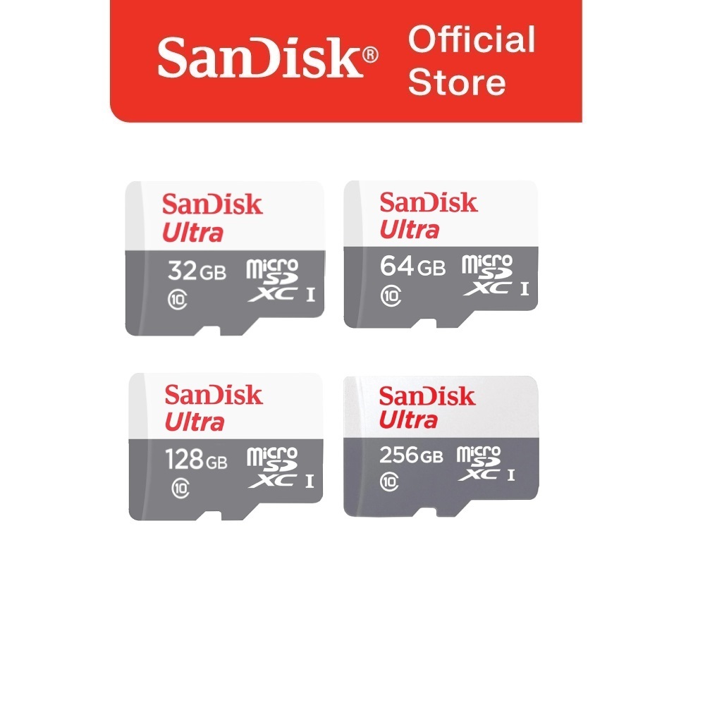 Thẻ nhớ micro SDHC/SDXC Sandisk 32GB /64GB /128GB upto 100MB/s 533X Ultra UHS-I | Shopee Việt Nam