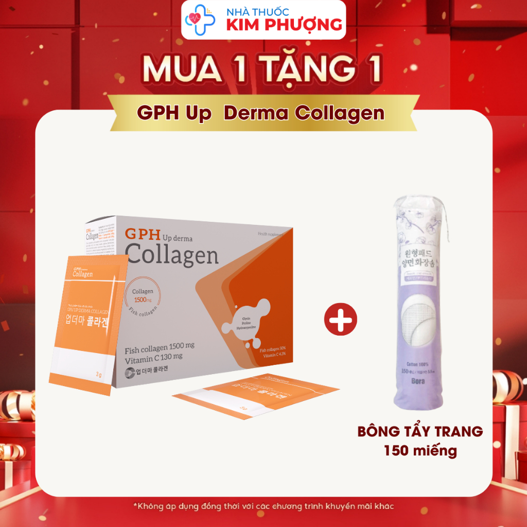 GPH Up Derma Collagen nhập khẩu từ Hàn Quốc hỗ trợ làm đẹp da, cải ...