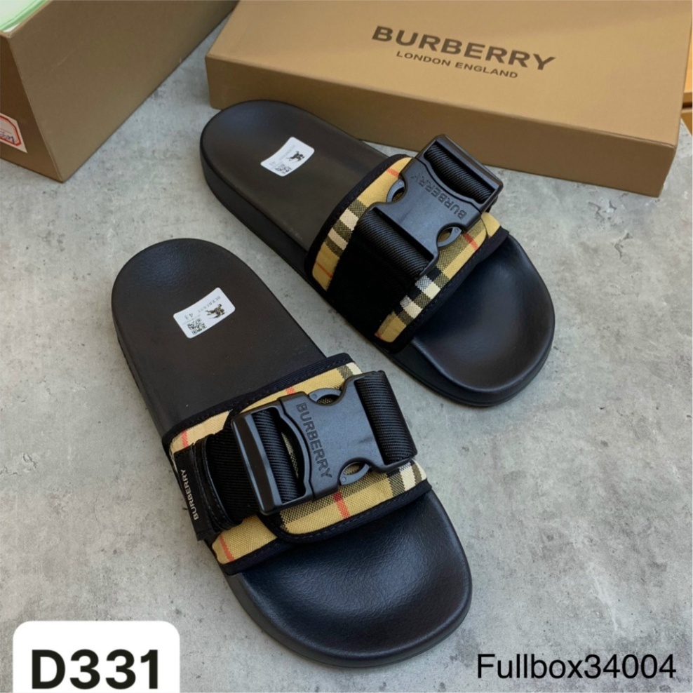 Dép Quai Ngang BBR Nam Bấm Khóa Cao Cấp Full Box | Shopee Việt Nam