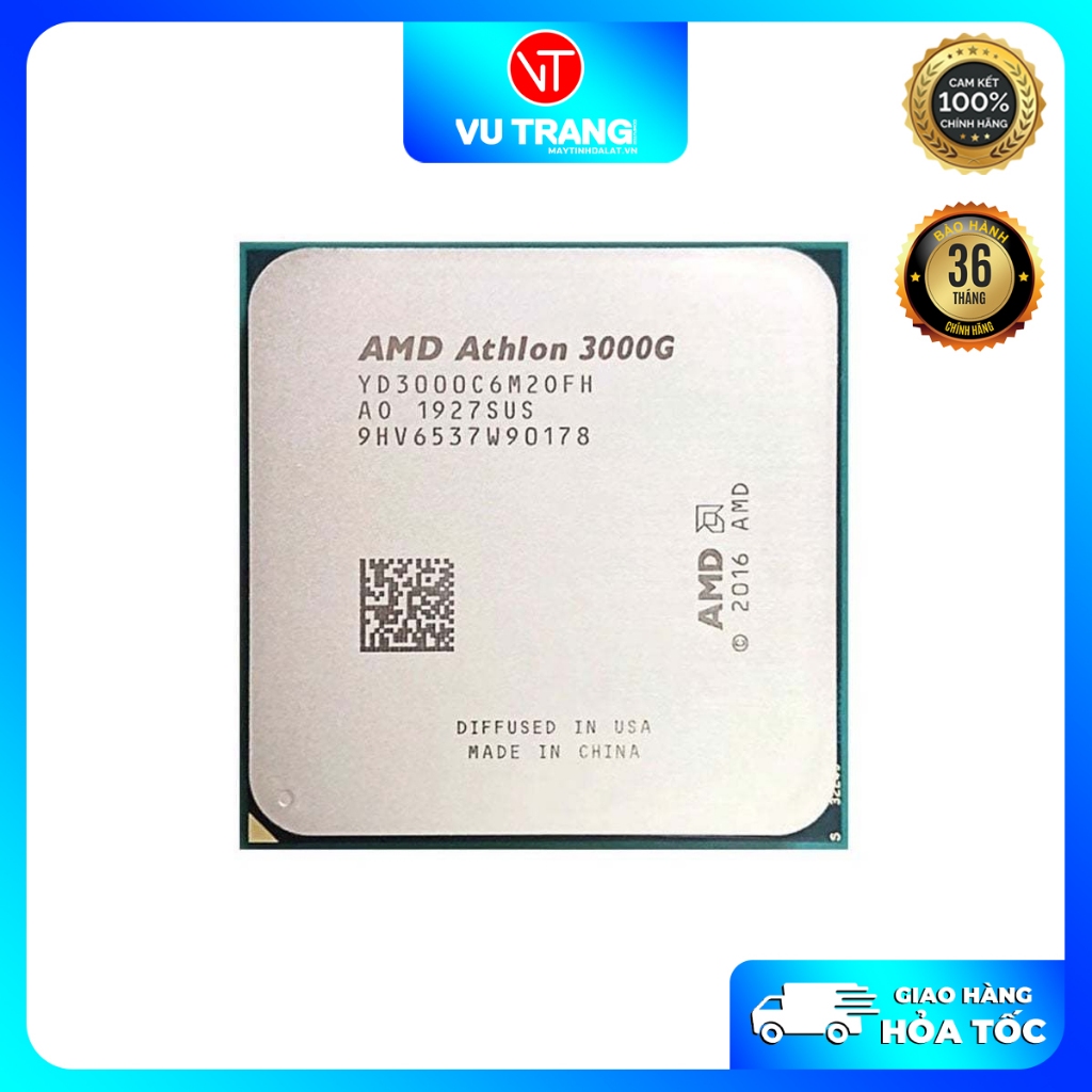 [Hỏa Tốc] Bô Vi Xử Lý - CPU AMD ATHLON 3000G BOX CHÍNH HÃNG | Shopee ...
