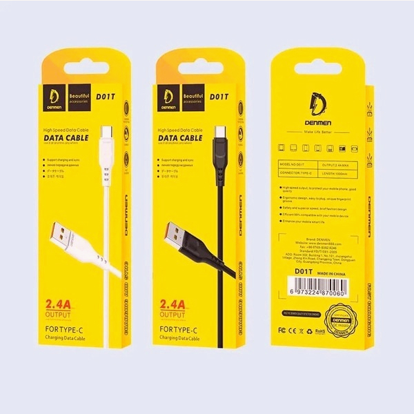 Dây Sạc Nhanh - Cáp Sạc nhanh Type-C VDENMENV D01T Chính Hãng 2.4A Dành Cho Điện Thoại Samsung ...