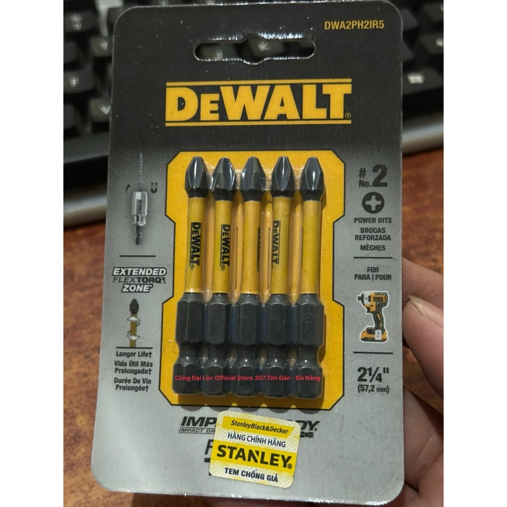 Combo 5 Mũi Vít PH2 DeWALT Chính Hãng DWA2PH2IR5 | Shopee Việt Nam