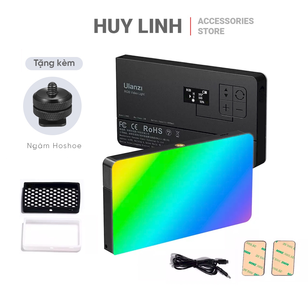 Đèn Led Ulanzi PL01 LT002 7inch RGB LED Video Light dung lượng pin ...