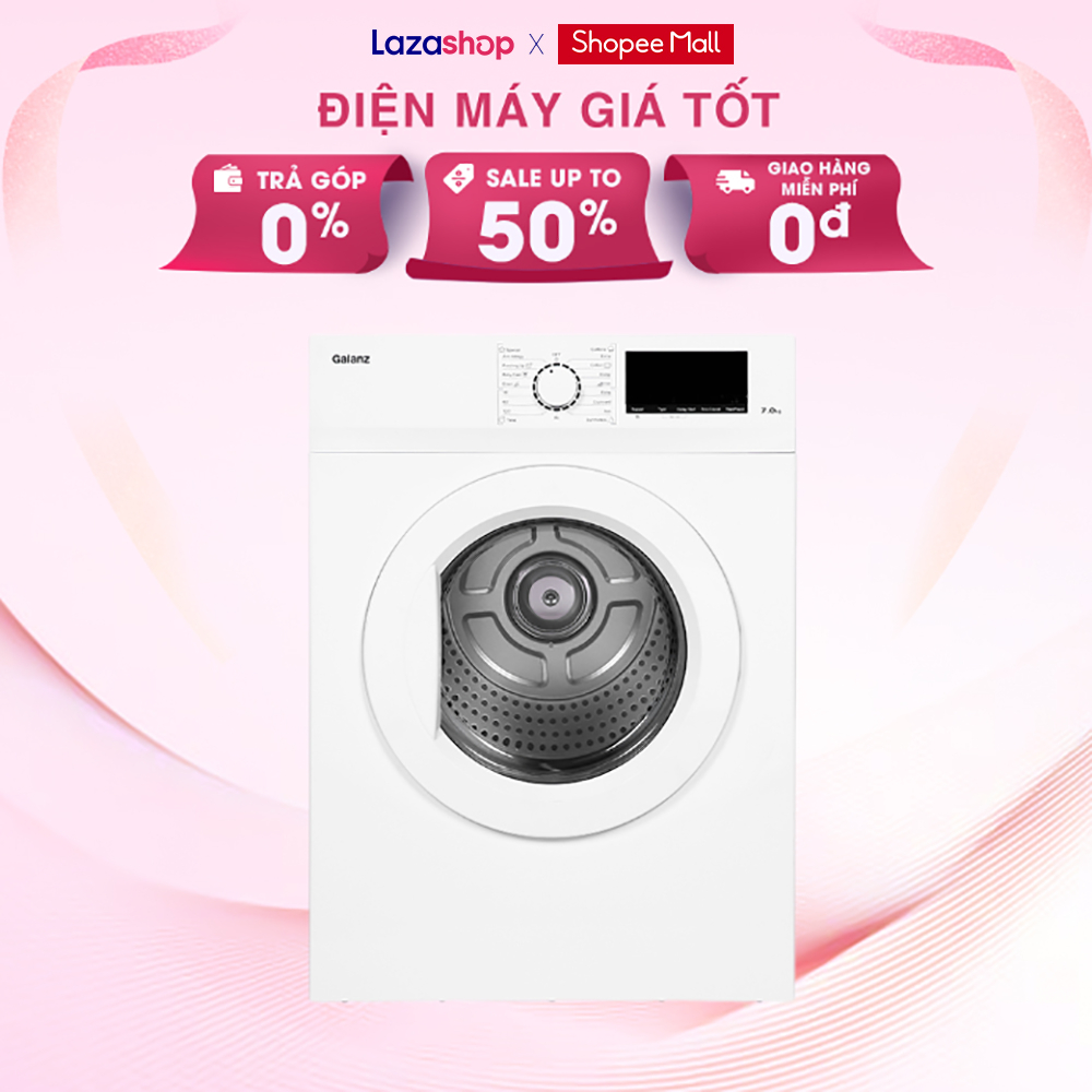 Máy sấy thông hơi Galanz 7 kg DV‐70T5C(W) - Hàng chính hãng | Shopee Việt Nam