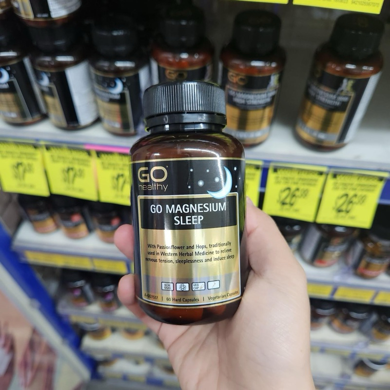 Viên uống hỗ trợ giấc ngủ GO Healthy Magnesium Sleep 60 Viên | Shopee ...