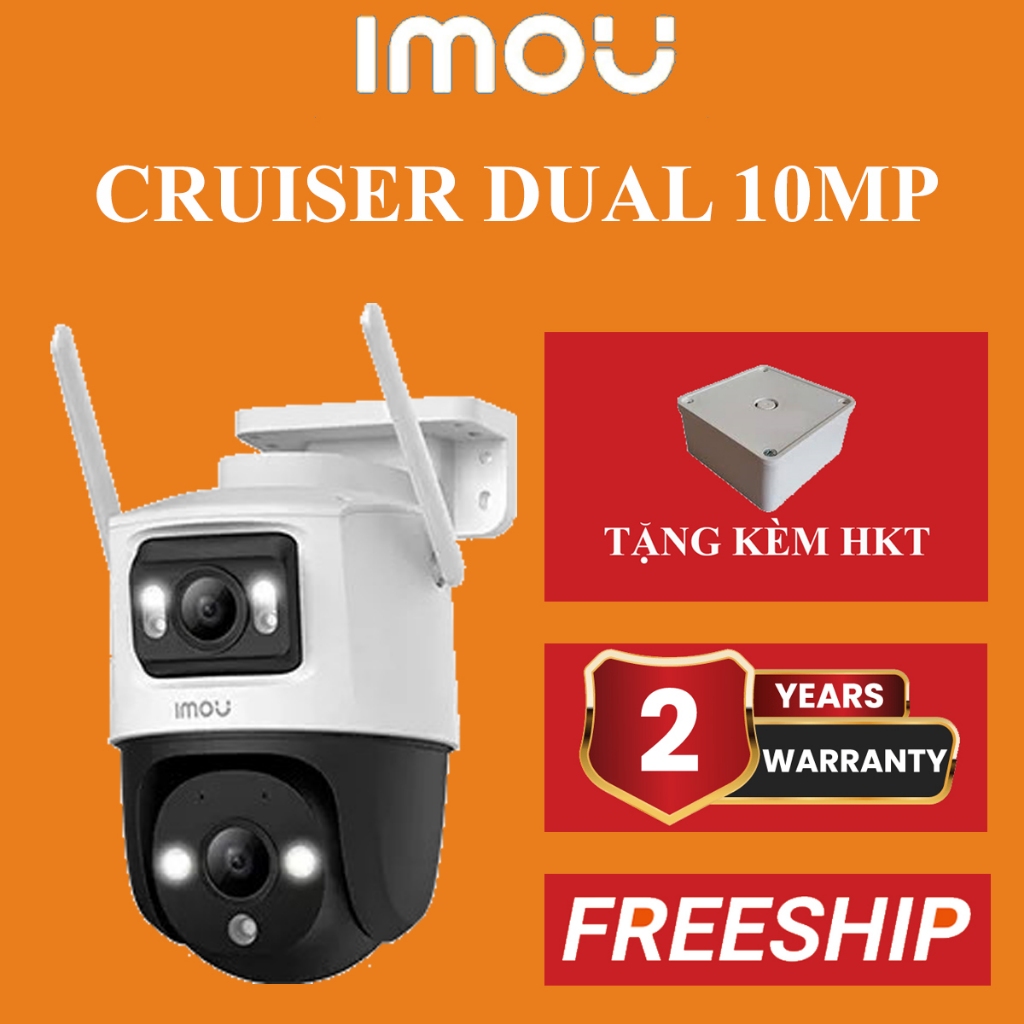 Camera IMOU 2 Mắt Ngoài Trời IMOU Cruiser Dual 6MP/10MP ( S7XP) | Tầm ...
