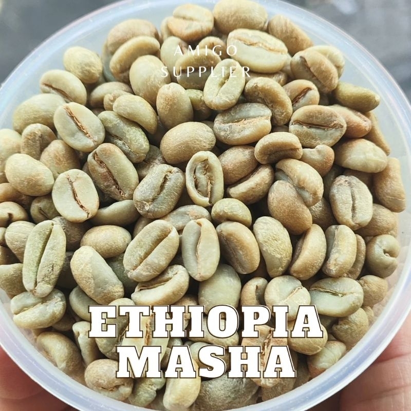 Cà phê nhân xanh nhập khẩu Ethiopia Sheka Zone Masha G2 | Shopee Việt Nam