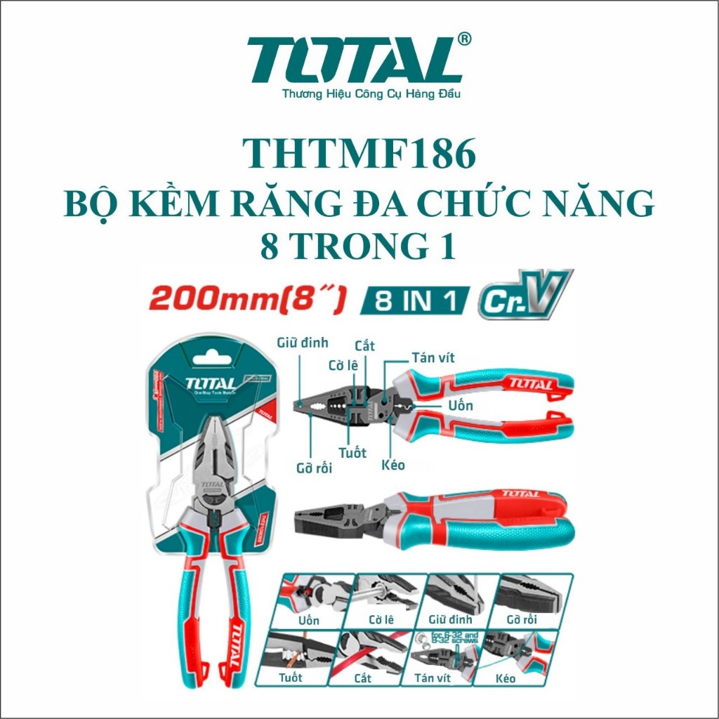 KÌM ĐIỆN TRỢ LỰC 65% ĐA NĂNG 8 TRONG 1 TOTAL THTMF186 | Shopee Việt Nam