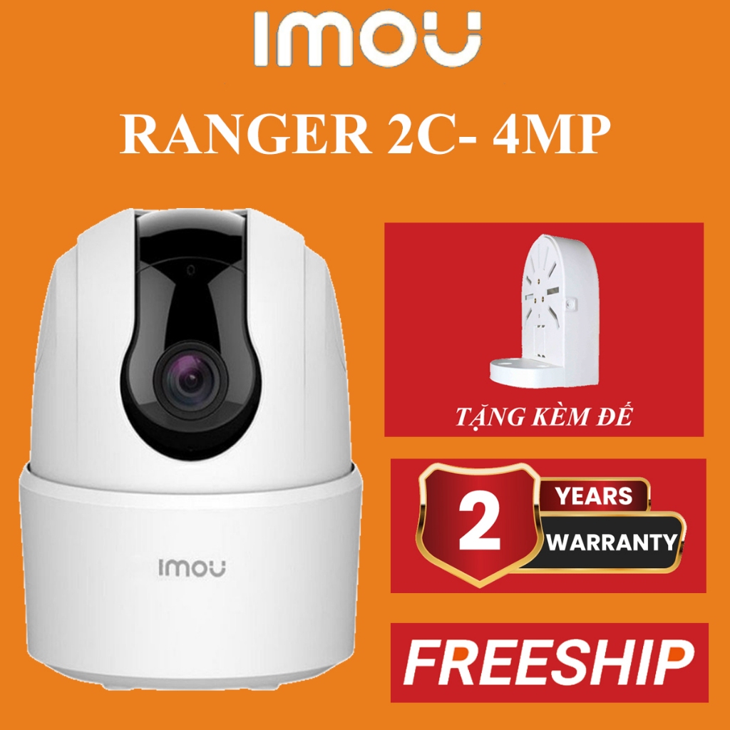 Camera Imou Ranger 2C (4MP) TA42P-D I Đàm thoại 2 chiều I Phát hiện con ...