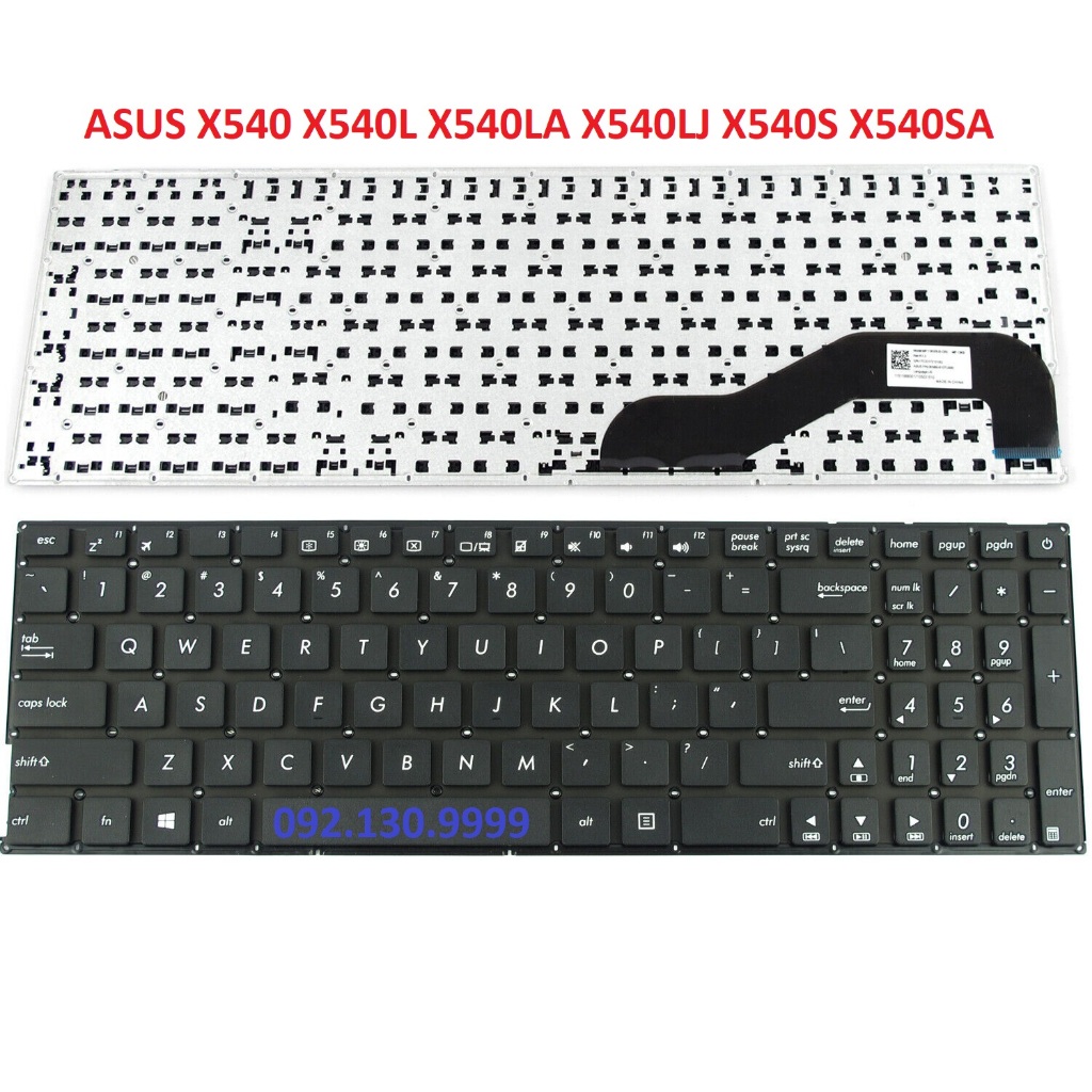 Bàn phím laptop Asus X540 X540L X540LA X540LJ X540S X540SA X540SC A540 ...