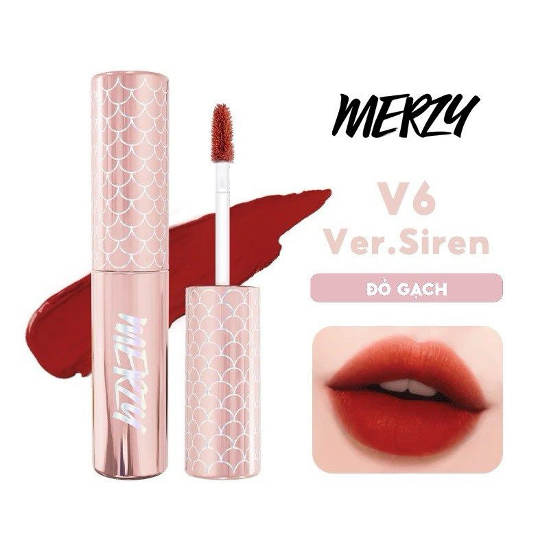 Son Kem Lì, Bền Màu, Lâu Trôi Merzy The First Velvet Tint 4.5g (PHIÊN BẢN V6 SIREN HOLIDAY ...